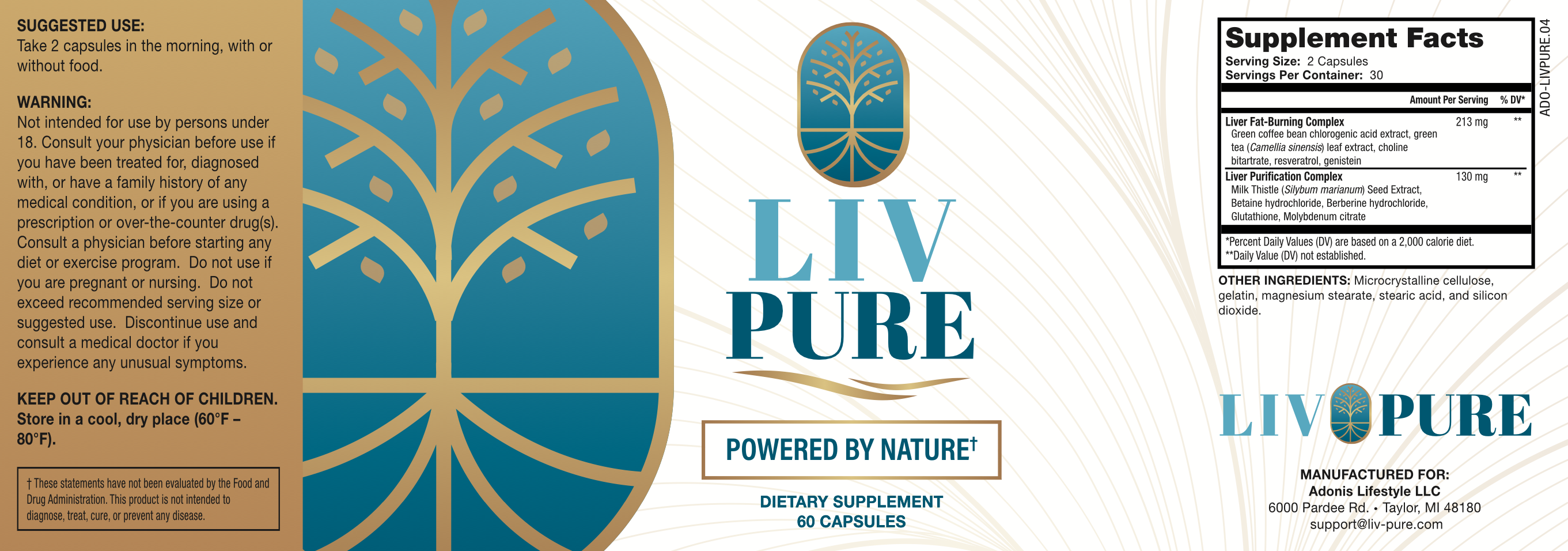 What are the ingredients in Liv Pure? | Liv Pure
